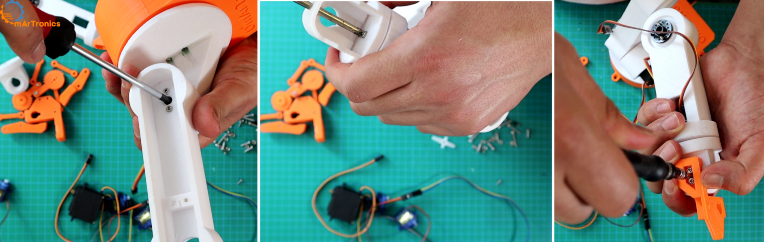 DIY 6-DOF Robotic Arm with Bluetooth: Design, Build, and Program