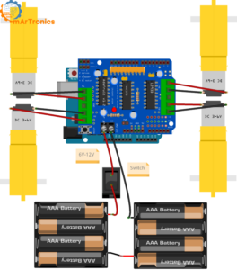Bluetooth-Controlled Car with Arduino - OmArTronics