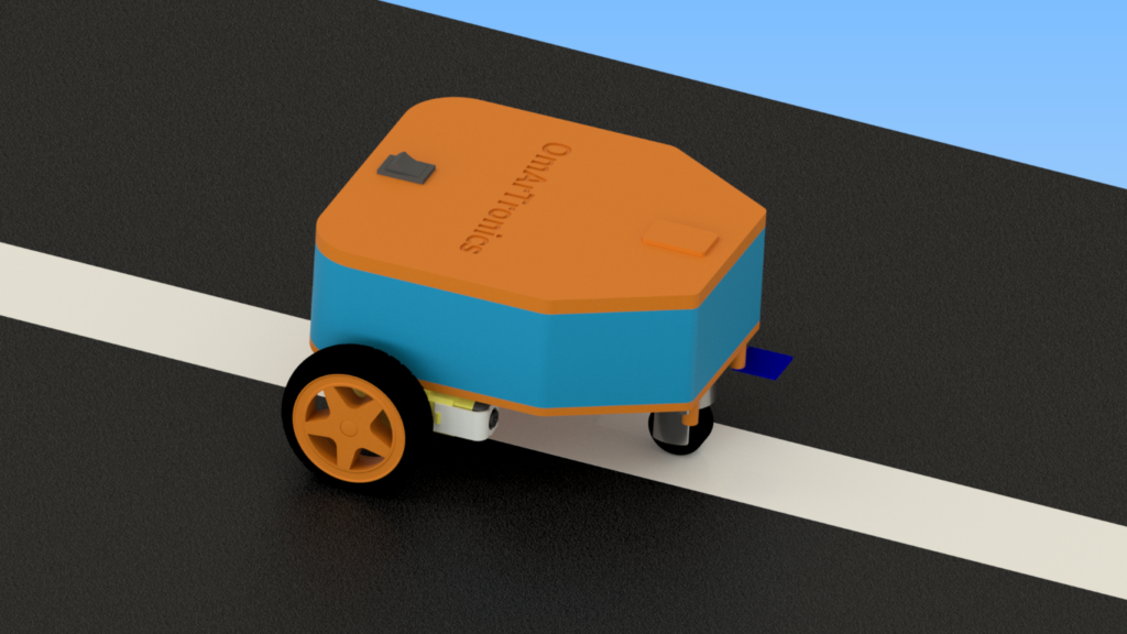 Building the Line-Following Robot with TCS34725 RGB Sensor