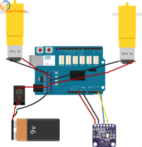 Building the Line-Following Robot with TCS34725 RGB Sensor